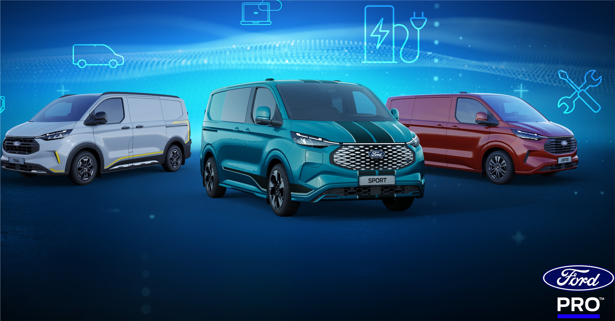 The new Ford E-Transit Custom is an all-electric van for small business ...