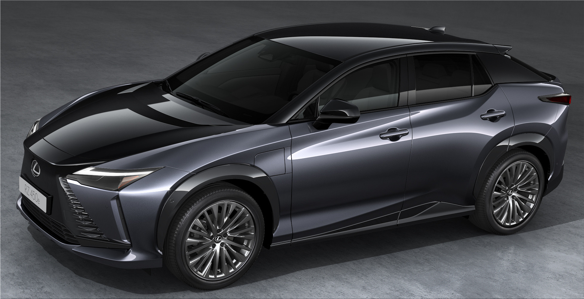 The new Lexus RZ 450e electric car built on the e-TNGA platform ...