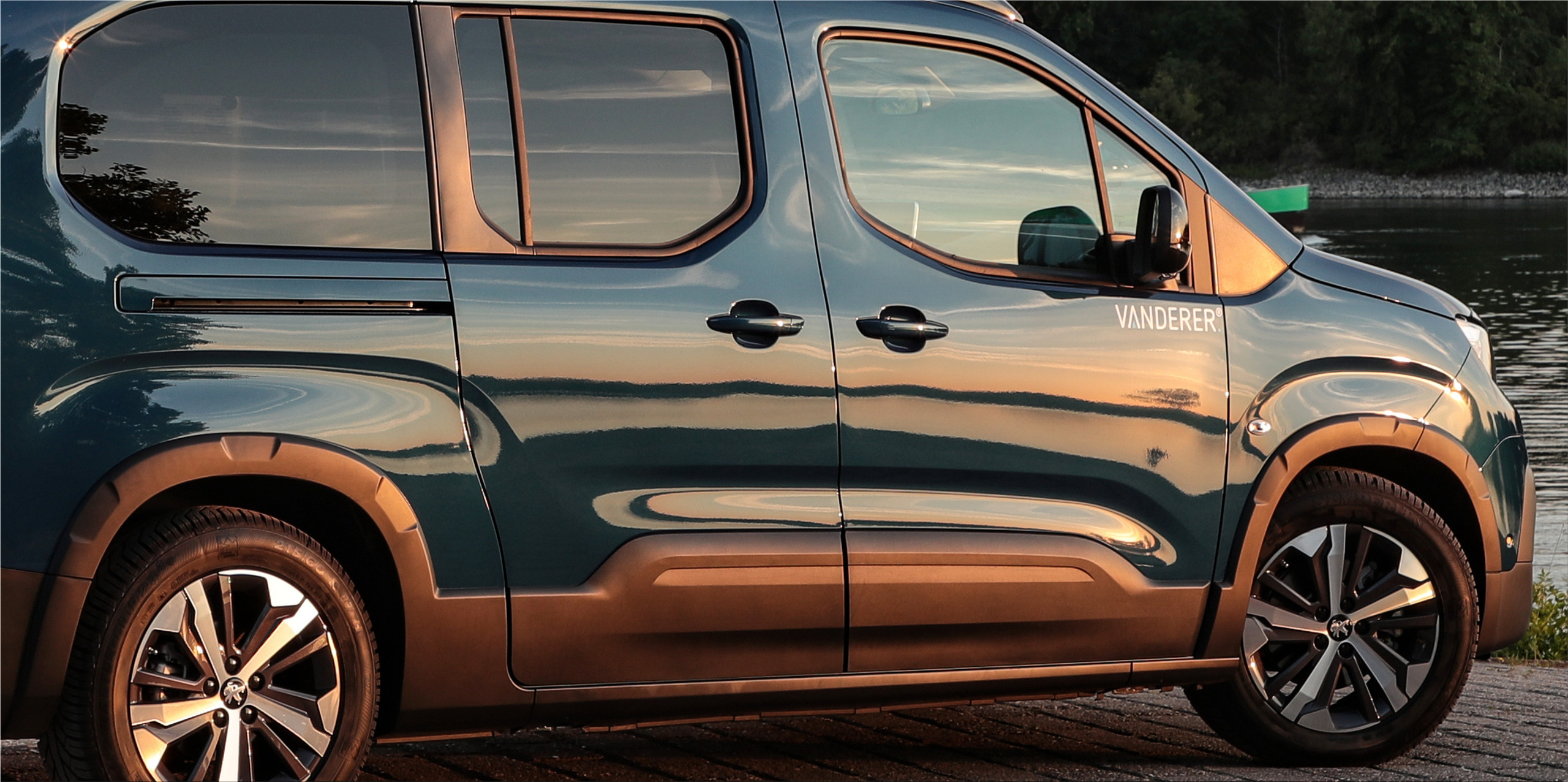 The new Peugeot e-Rifter VANDERER electric campervan for weekend road ...