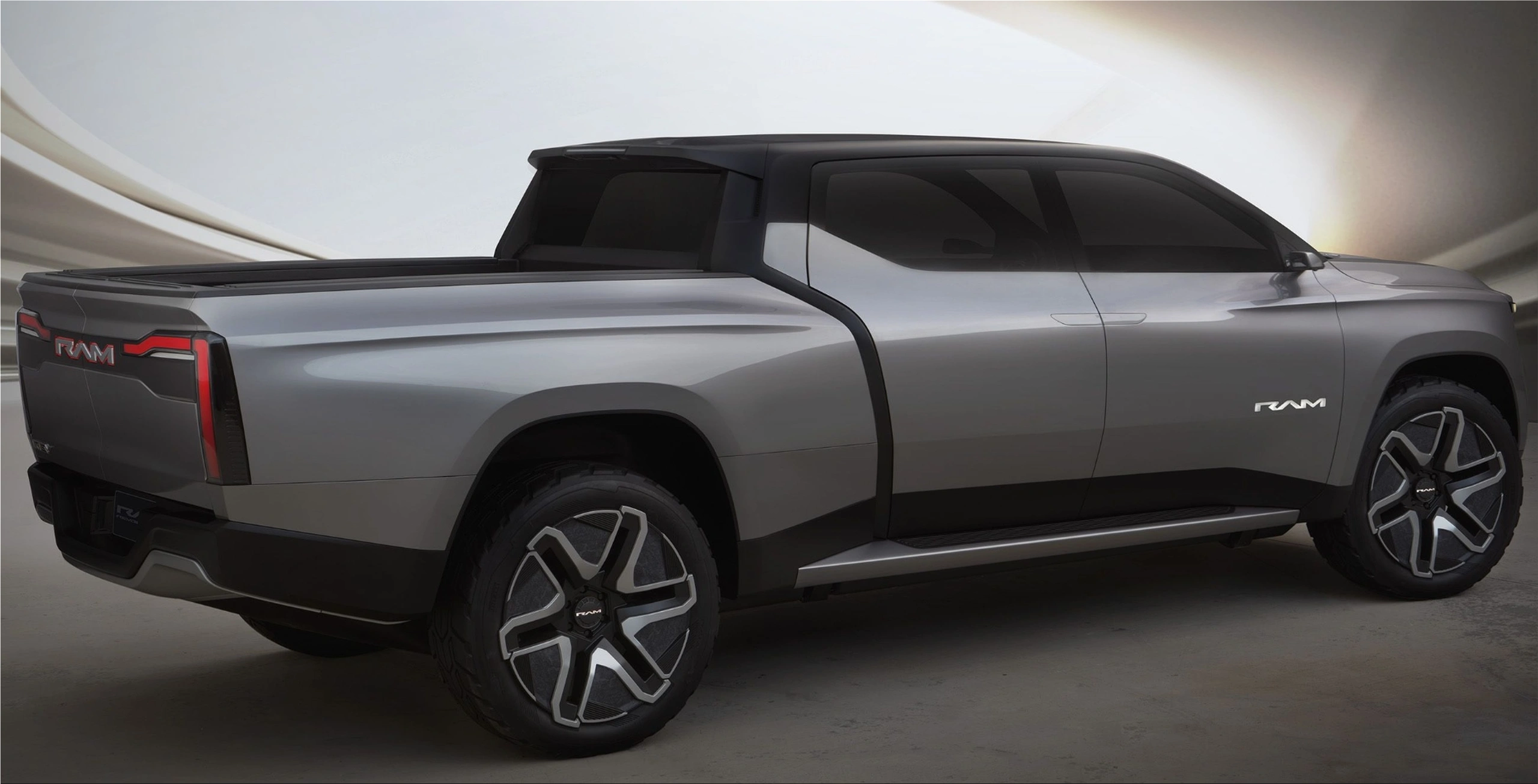 The first electric pickup truck from the Ram brand will be called the ...
