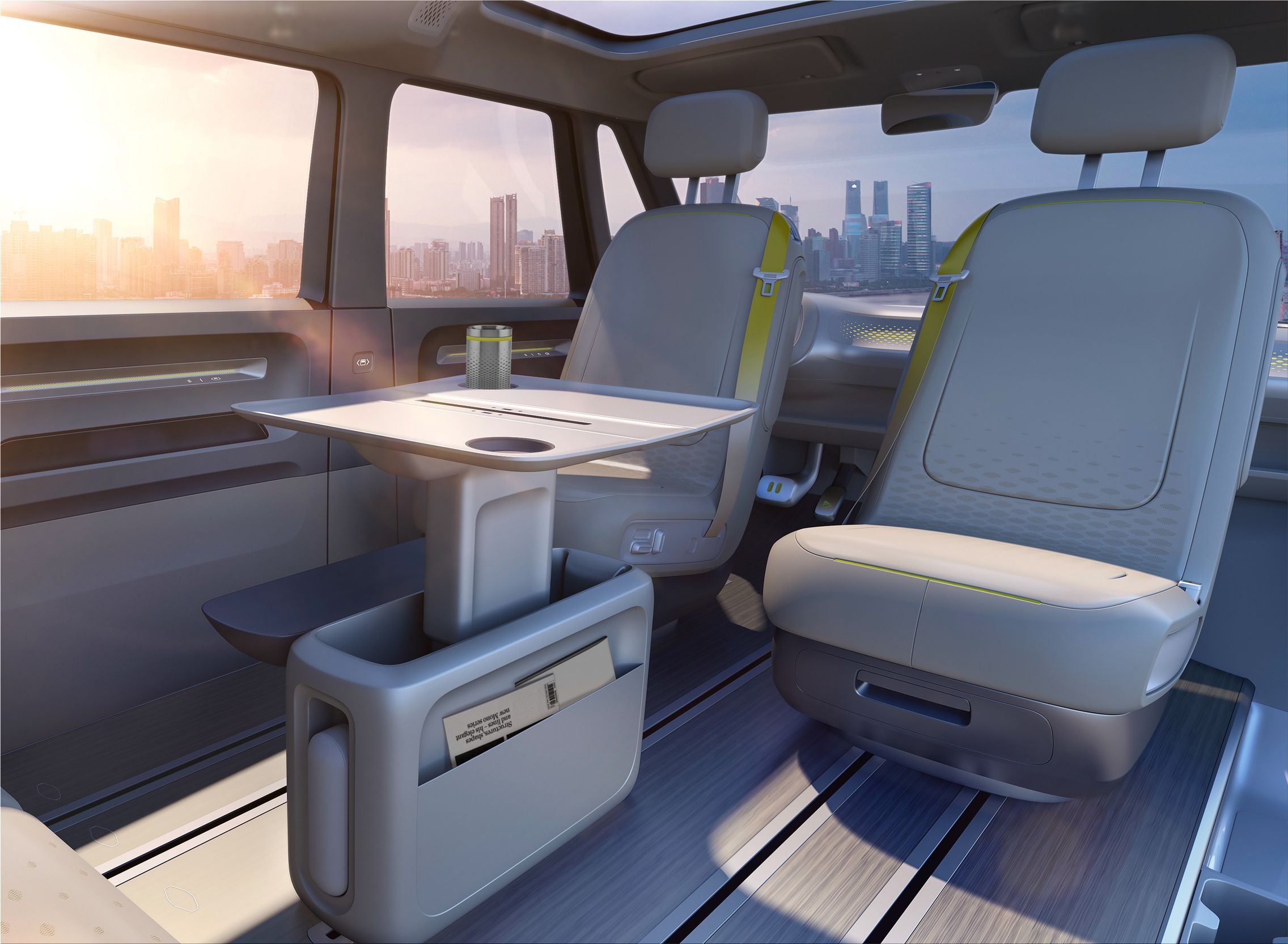 The all-electric and autonomous Volkswagen ID BUZZ minivan | Electric ...