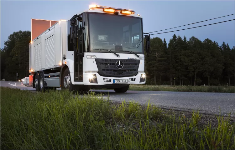The Mercedes-Benz eEconic Electric Truck Promotes Road Safety and ...
