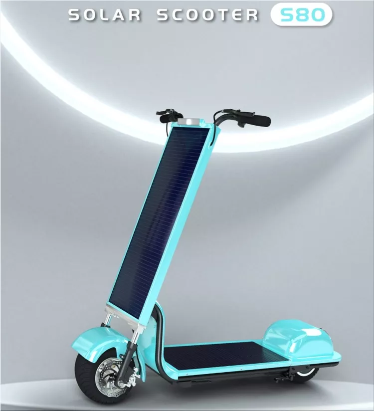Solar Scooter S80: The first solar-powered scooter | Electric Hunter