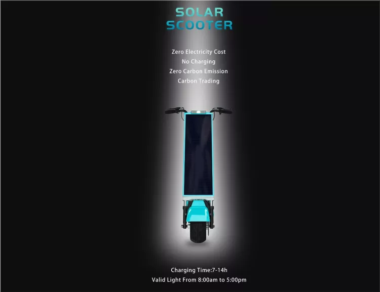 Solar Scooter S80: The first solar-powered scooter | Electric Hunter