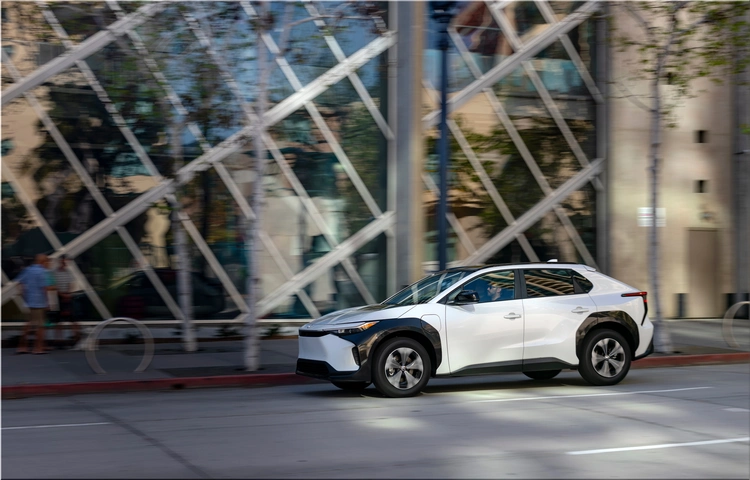 The new Toyota BZ4X With Solar Recharging and All-Wheel Drive ...