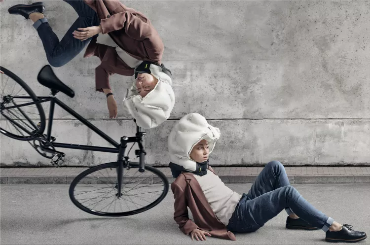 Hövding Bicycle Airbag: Innovative device that could save your head and ...