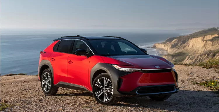 The new Toyota BZ4X With Solar Recharging and All-Wheel Drive ...